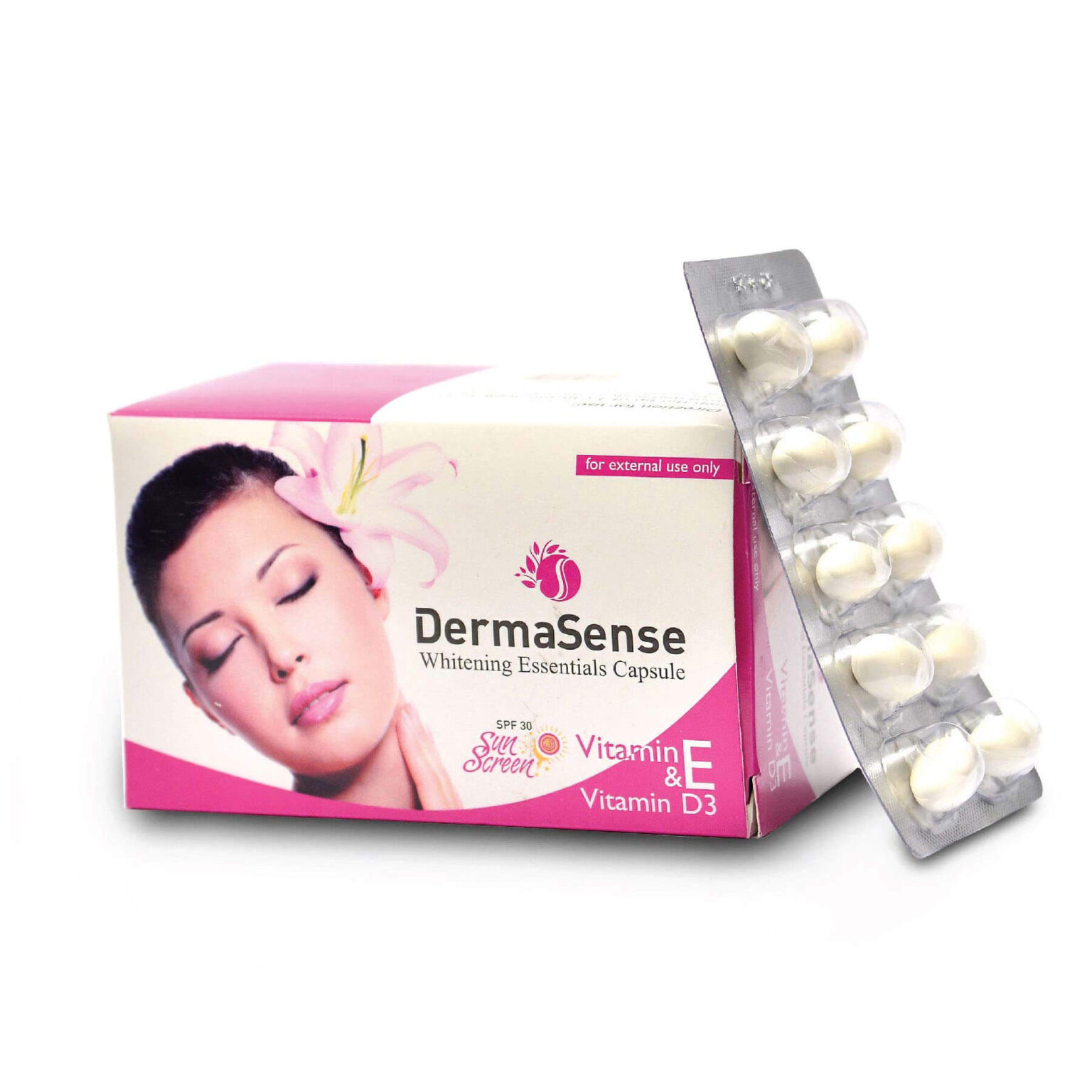Derma Sense Whitening Essentials Whitening Capsule (10x6 Capsules ...