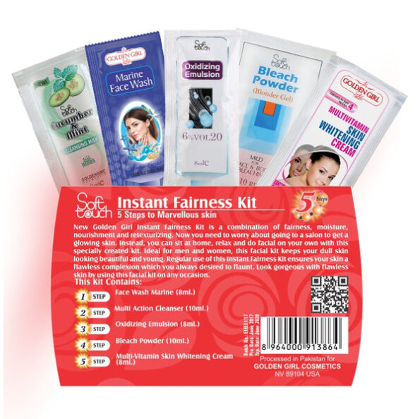 Soft Touch Instant Fairness Sachet Kit – Aleena Cosmetics