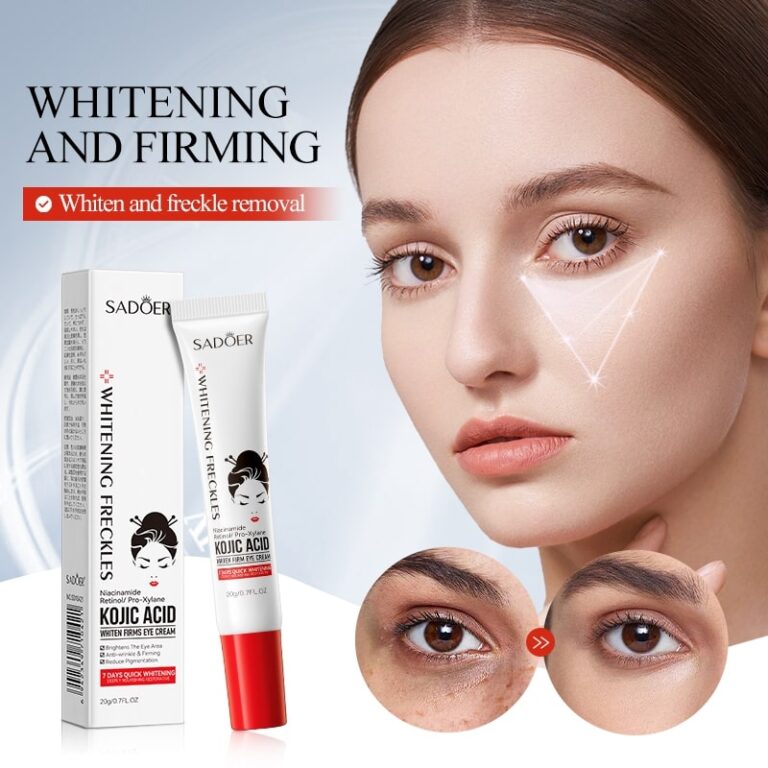 SADOER Kojic Acid 7 Days Whitening Freckles & Firms Eye Cream – Aleena Cosmetics