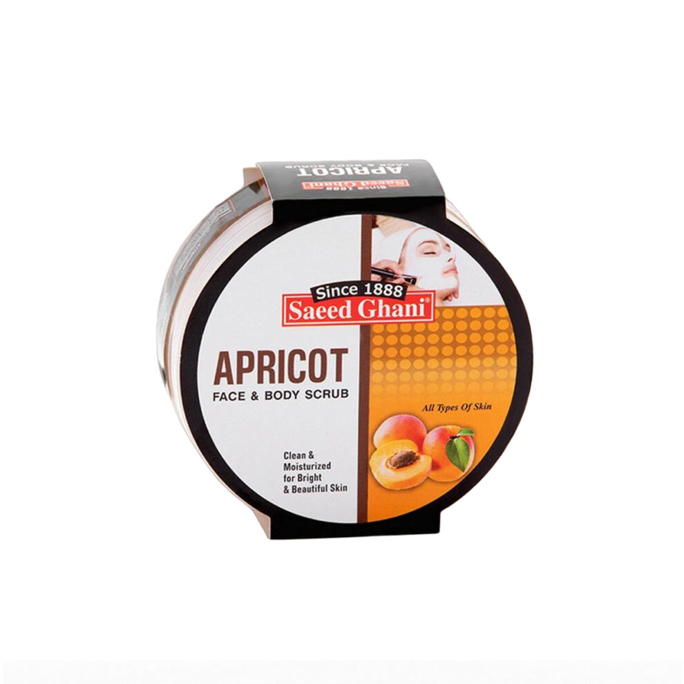 Saeed Ghani Apricot Scrub (180gm) – Aleena Cosmetics